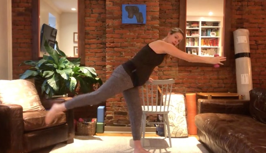 Standing Butt and Arms Barre with Ann - Tuck Barre & Yoga